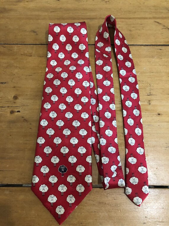 Vintage black sheep tie - Gem
