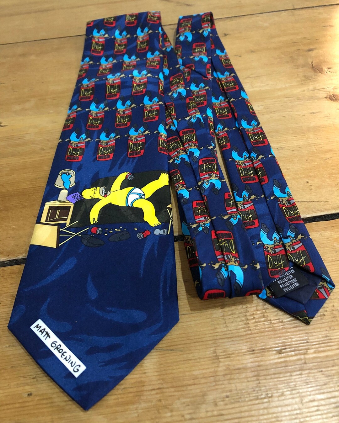 The Simpsons Family, Homer Simpson Duff Beer Tie - Etsy