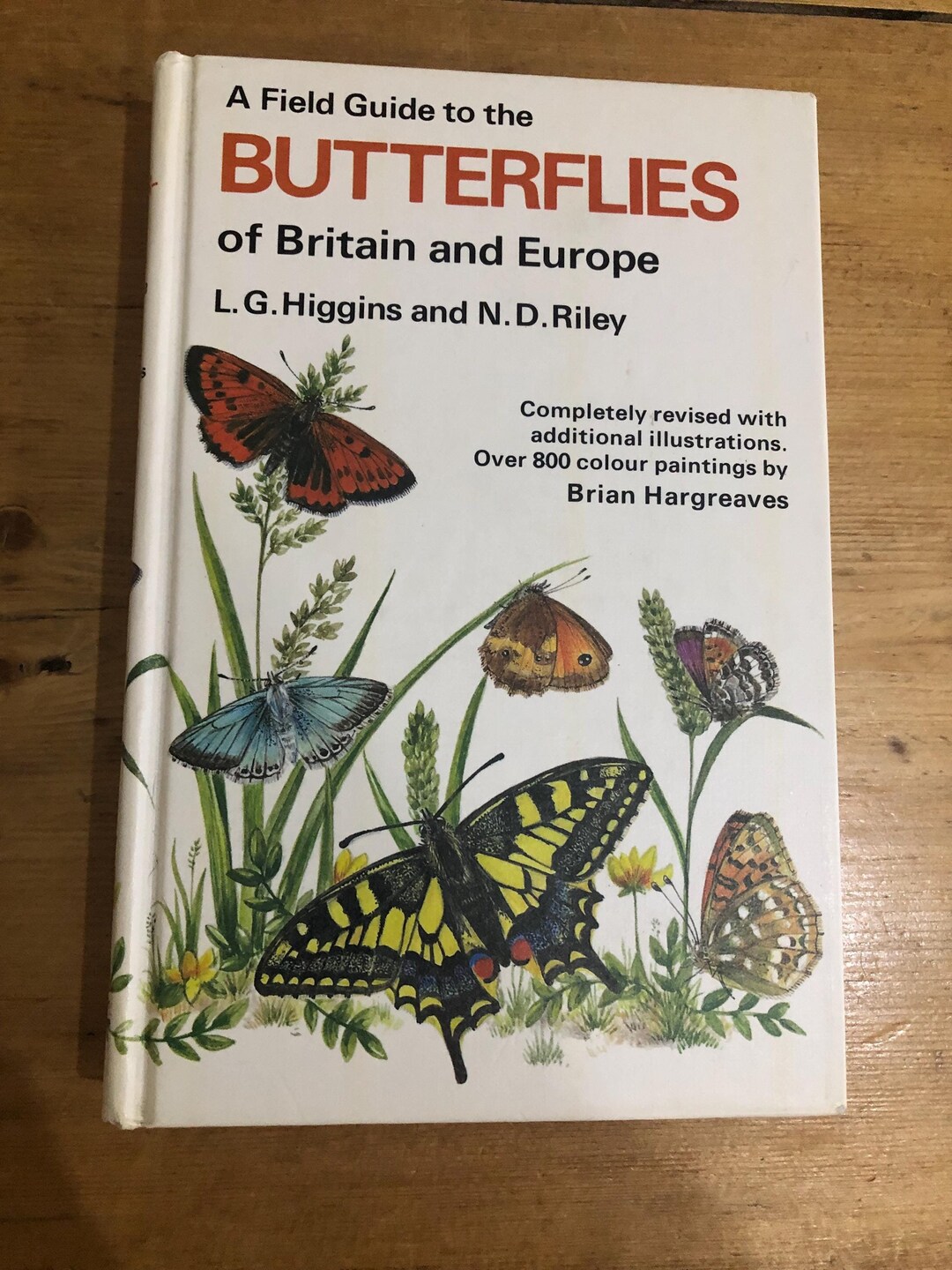 Vintage Collins Field Guide to the Butterflies of Britain and Europe ...