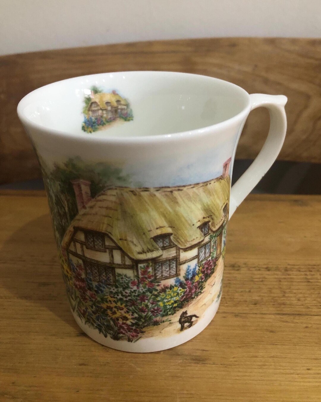 Luxford Cottage Garden Scene Bone China Mug - Etsy UK