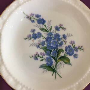 Pair of Royal Albert, Forget-me-not, Coasters / Pin Trays - Etsy