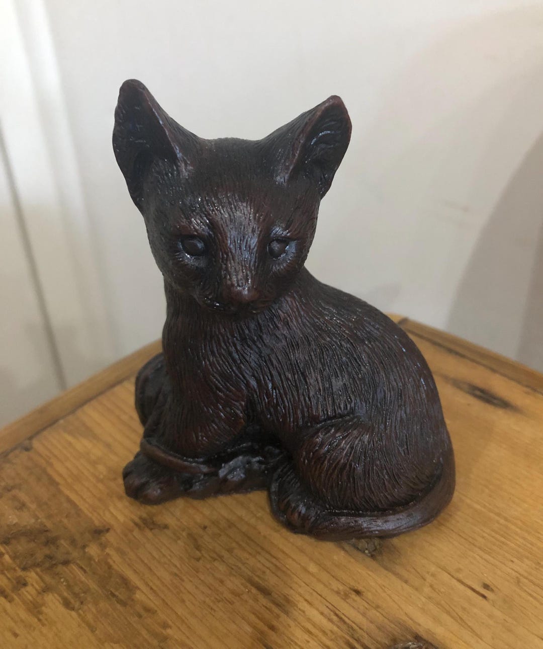 Priory Castings Traditional Characters Cat With Ball of Wool Figurine ...