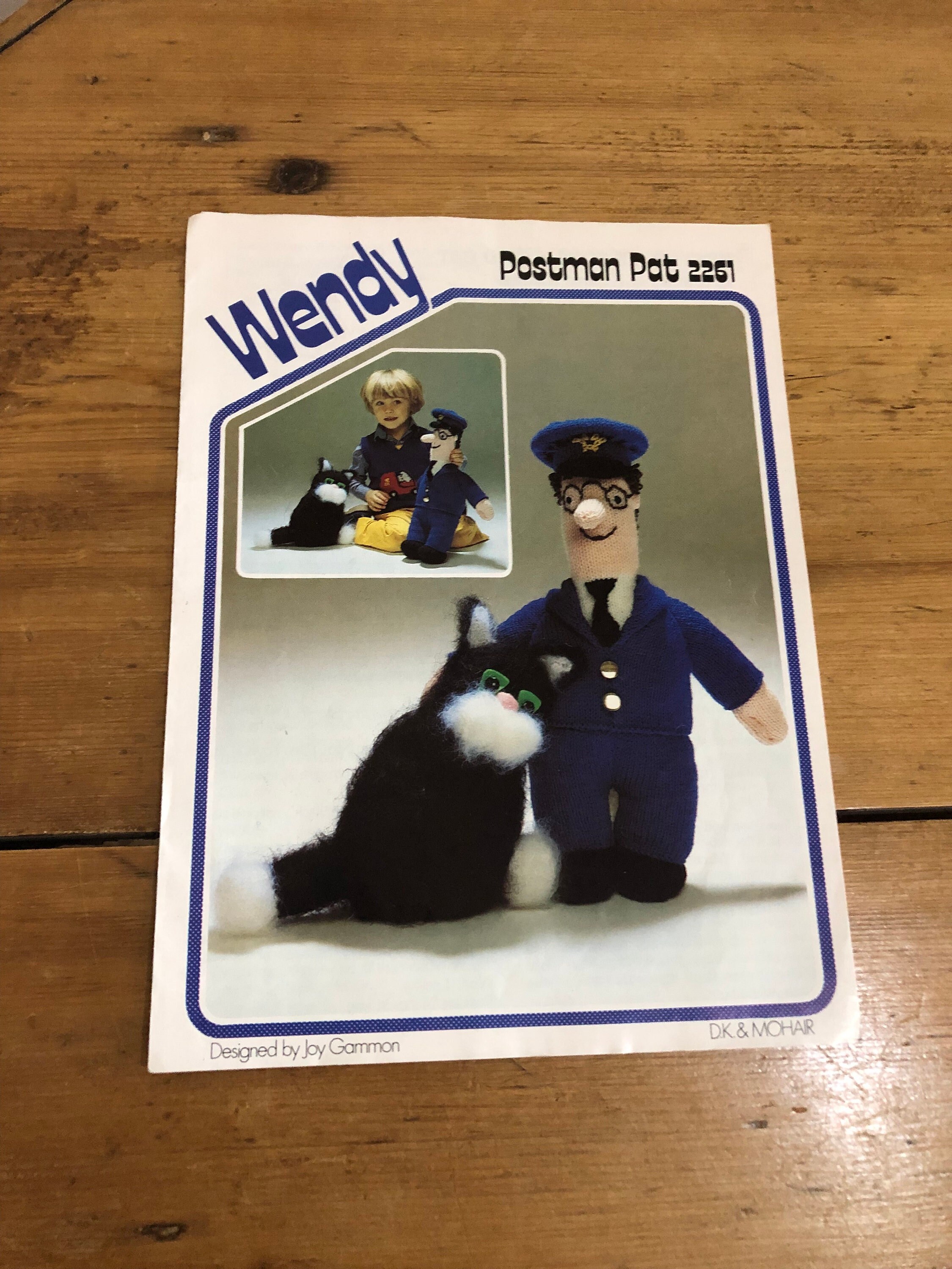 Wendy Postman Pat Doll and Jess the Cat Knitting Pattern - Etsy Canada