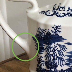Mason's Ringtons Blue and White Willow Pattern Teapot - Etsy
