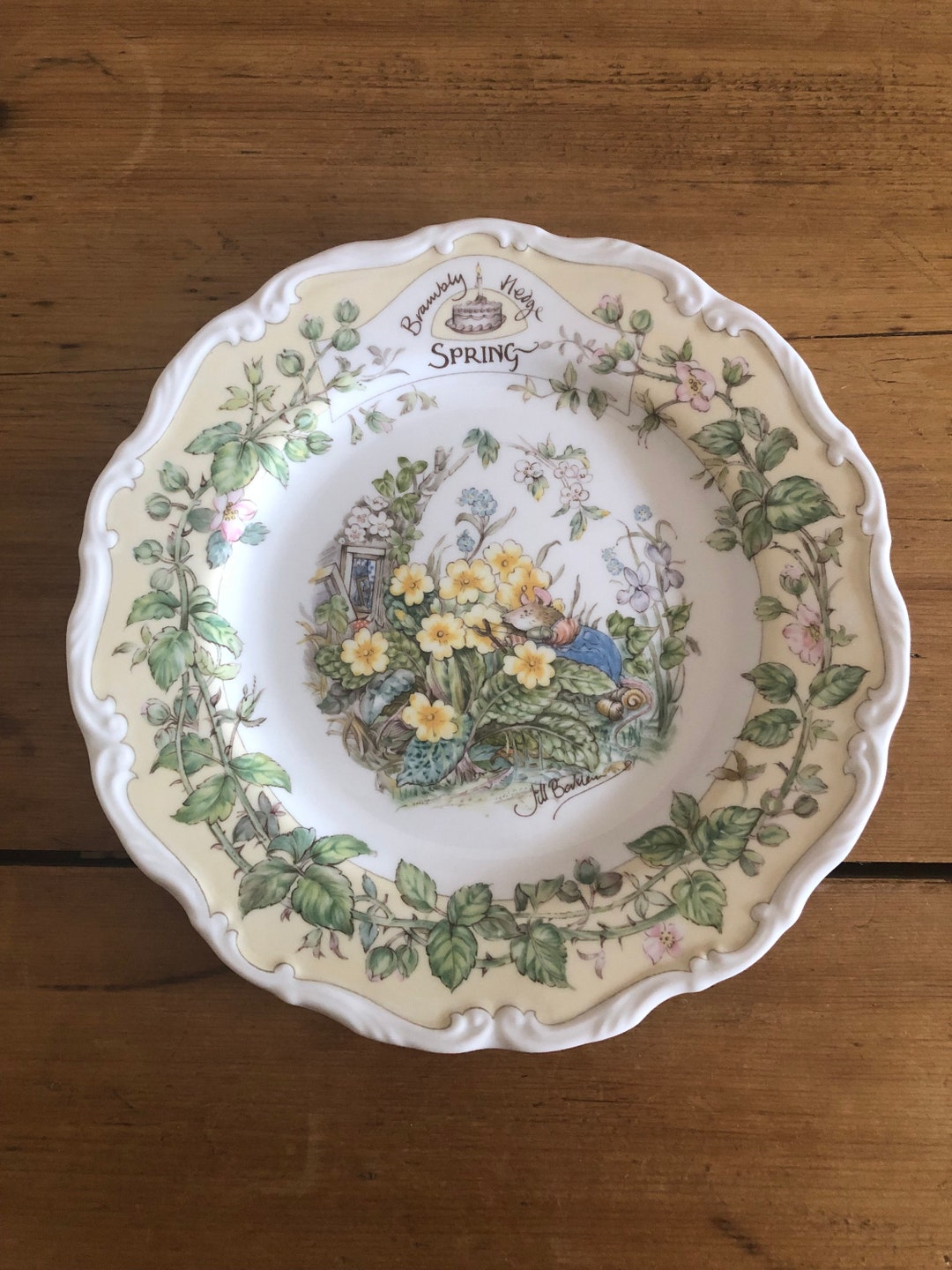 Brambly Hedge Spring Plate From the Four Seasons Gift Collection - Etsy
