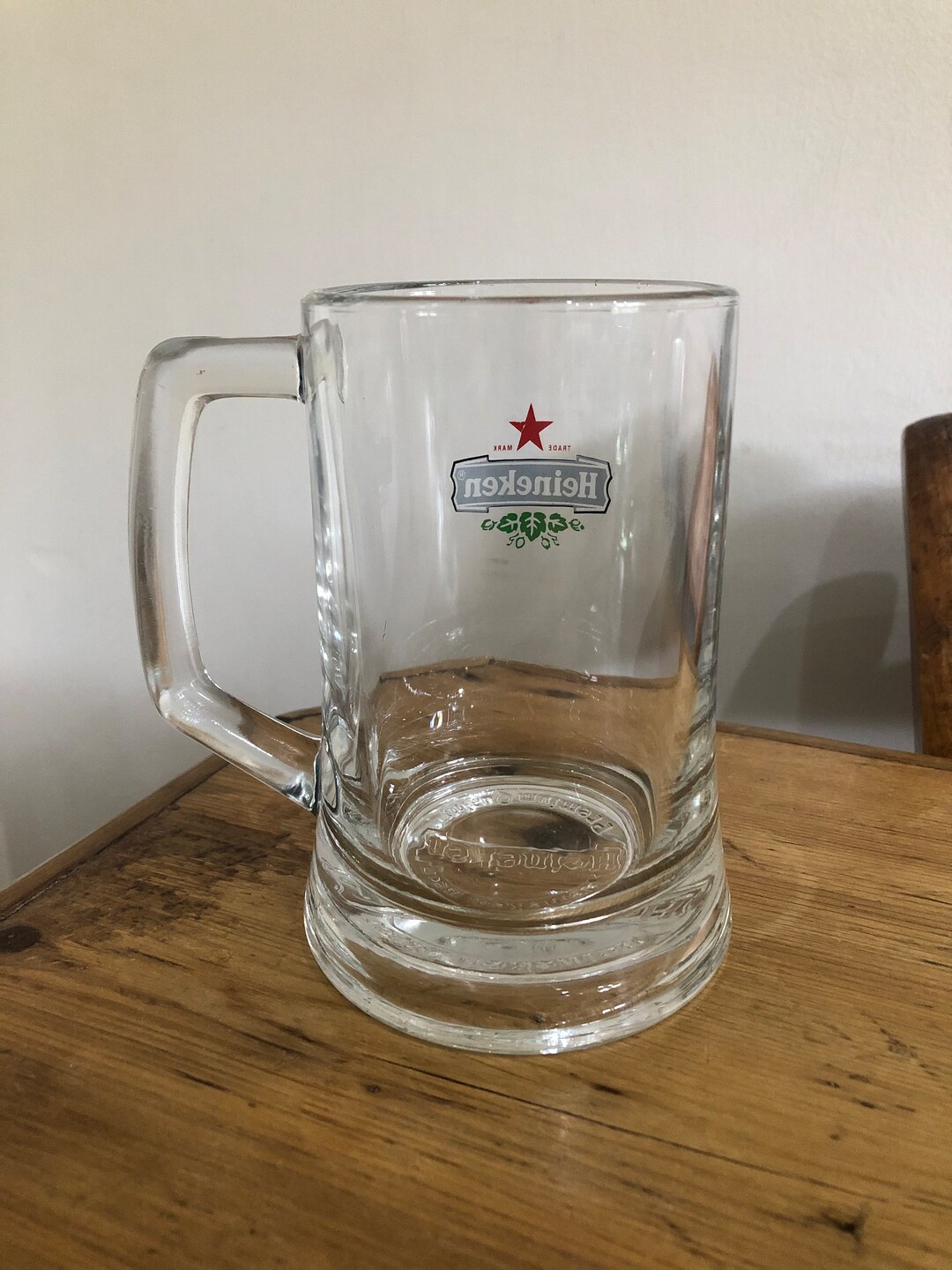 Heineken Glass Tankard Half Pint Mug - Etsy