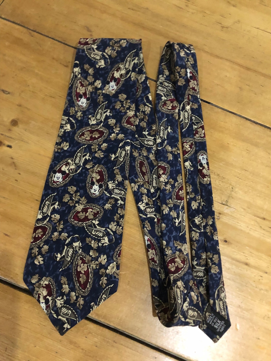 Disney's Mickey Mouse Silk Tie - Etsy