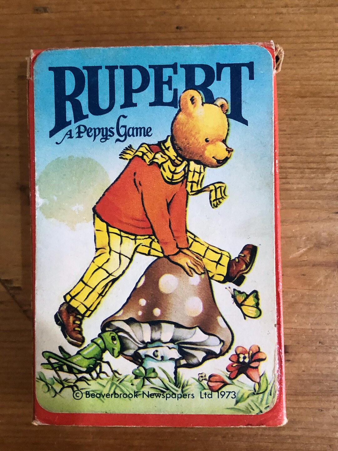 A Pepys Rupert Game, Rupert Bear Cards and Rules for Playing Snap and ...