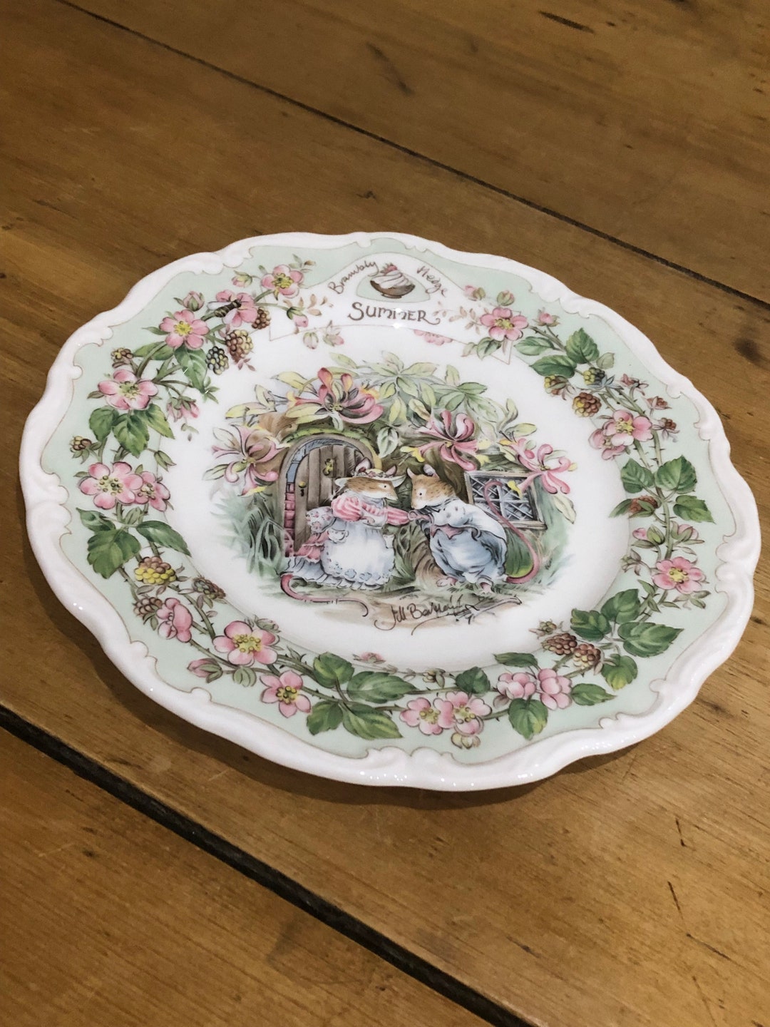 Brambly Hedge Summer, Four Seasons, Collector's Plate - Etsy