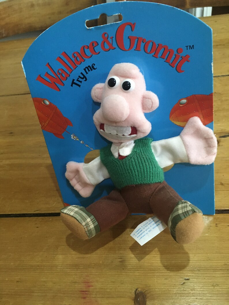 Wallace Plush Cuddly Toy Finger Puppet | Etsy