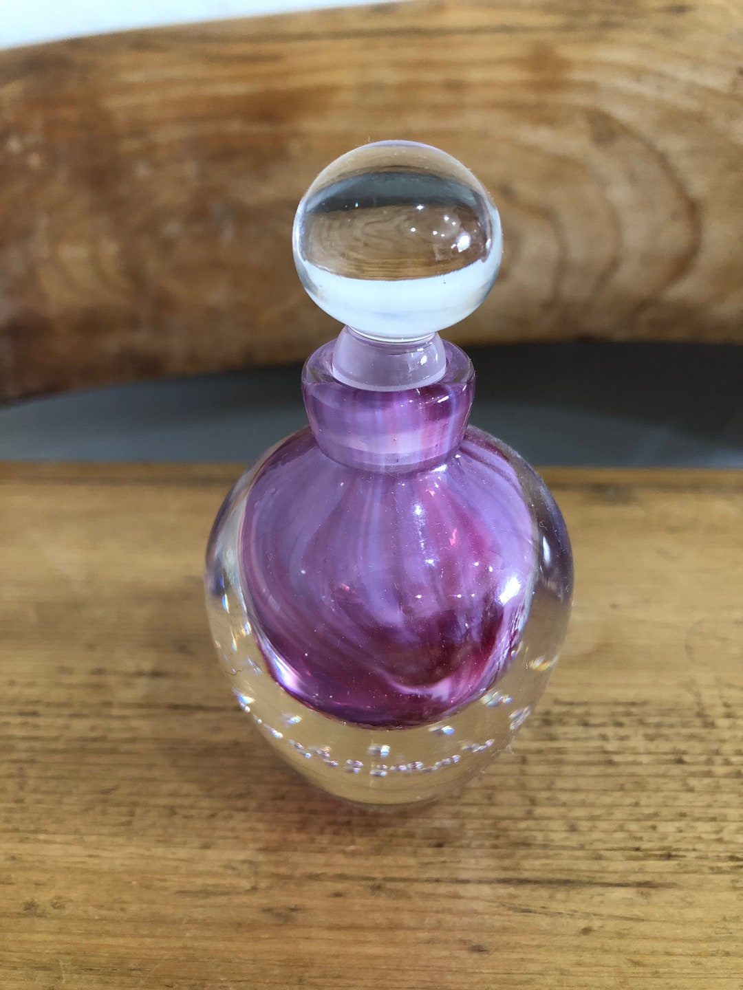 G Muir Art Glass Perfume Bottle - Etsy