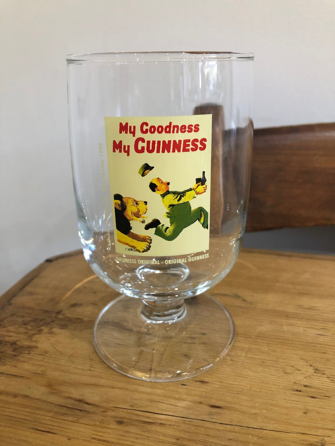 Guinness, My Goodness My Guinness, Half Pint Stemmed Glass - Etsy