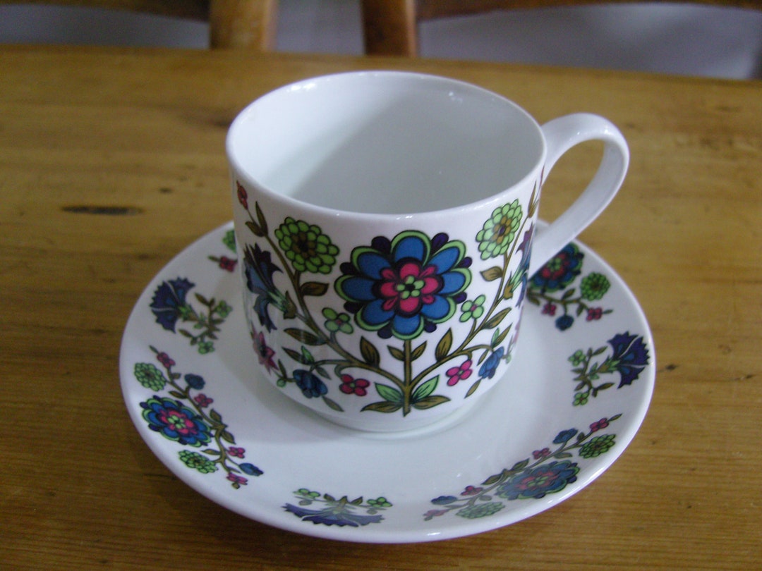 Midwinter Country Garden Cup and Saucer - Etsy