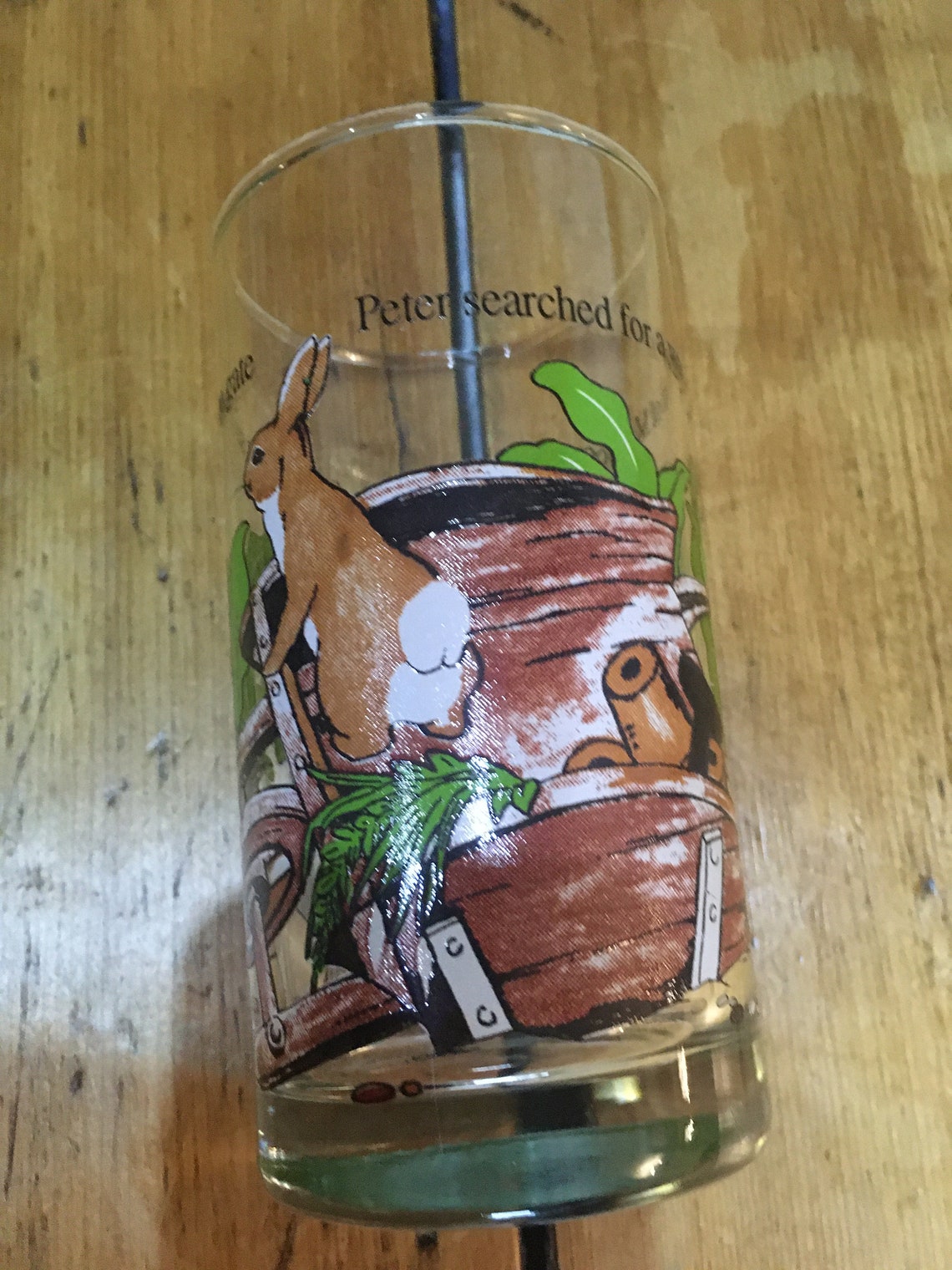 Vintage Peter Rabbit Glass - Etsy