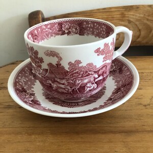 Adams English Scenic Pattern Jumbo Cup and Saucer - Etsy