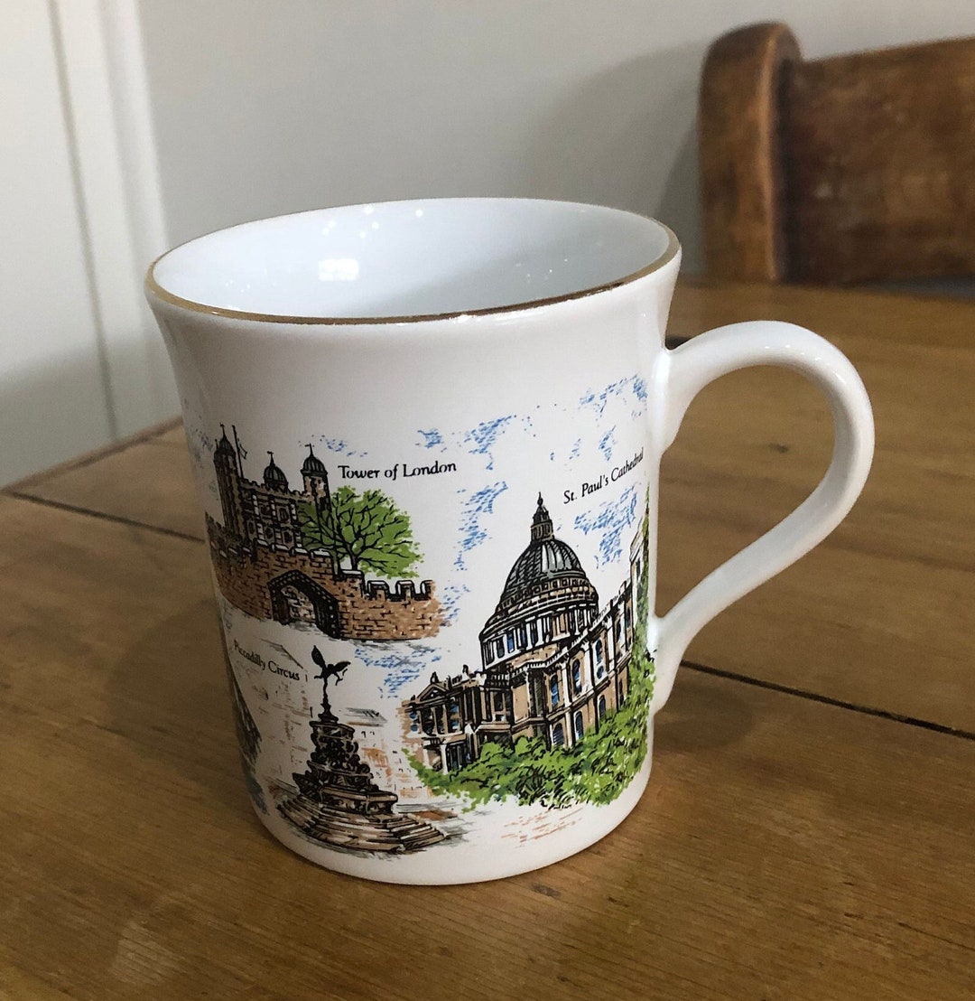 Souvenir of London, Famous Landmarks, Mug - Etsy