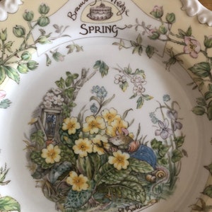 Brambly Hedge Spring Plate From the Four Seasons Gift Collection - Etsy