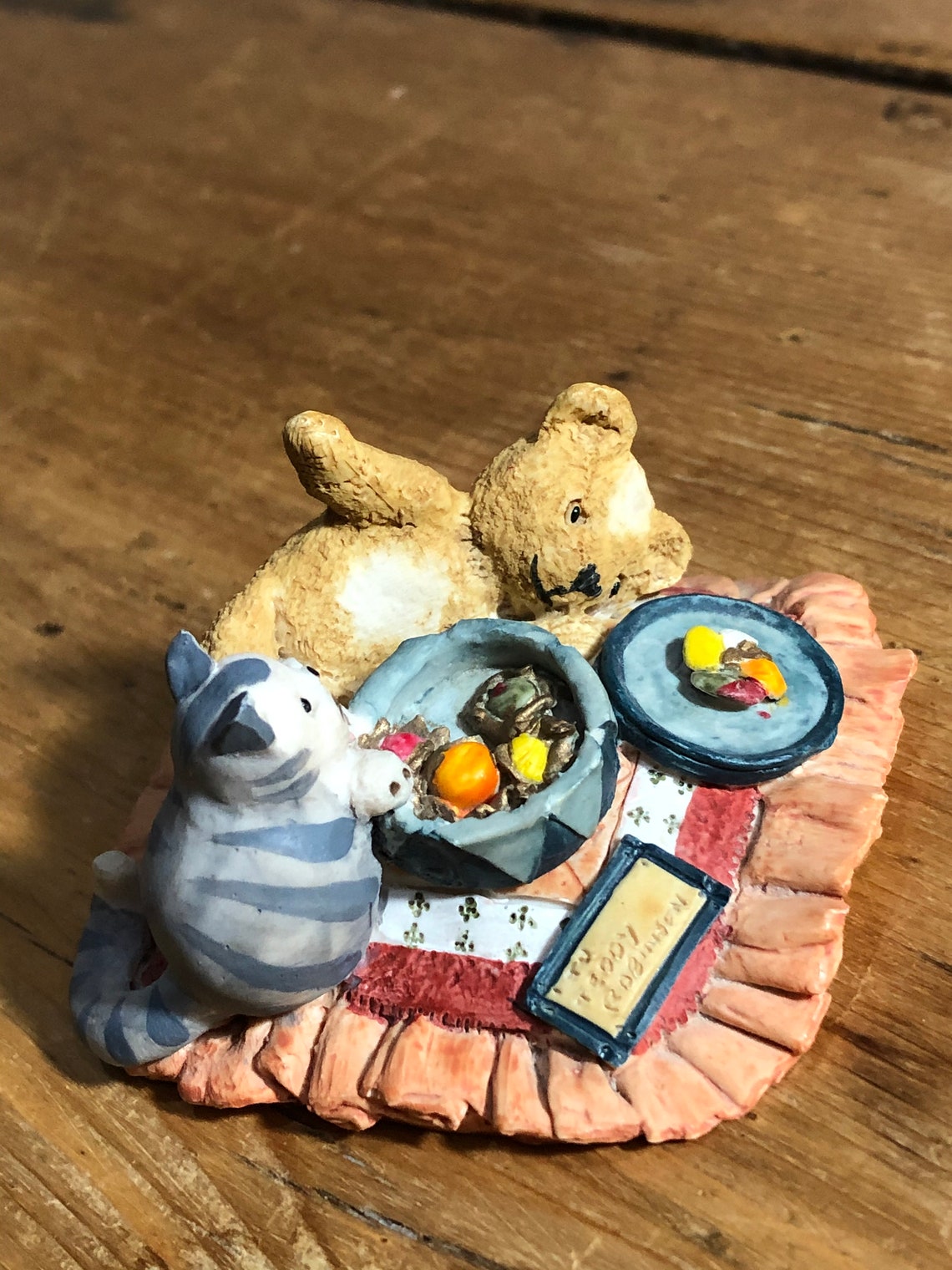 Peter Fagan Colour Box Cat with Teddy Lap of Luxury | Etsy