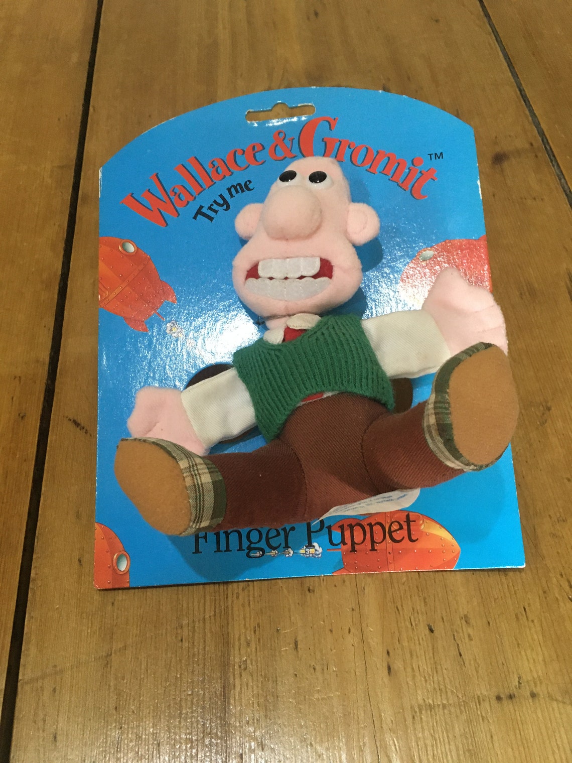 Wallace Plush Cuddly Toy Finger Puppet | Etsy