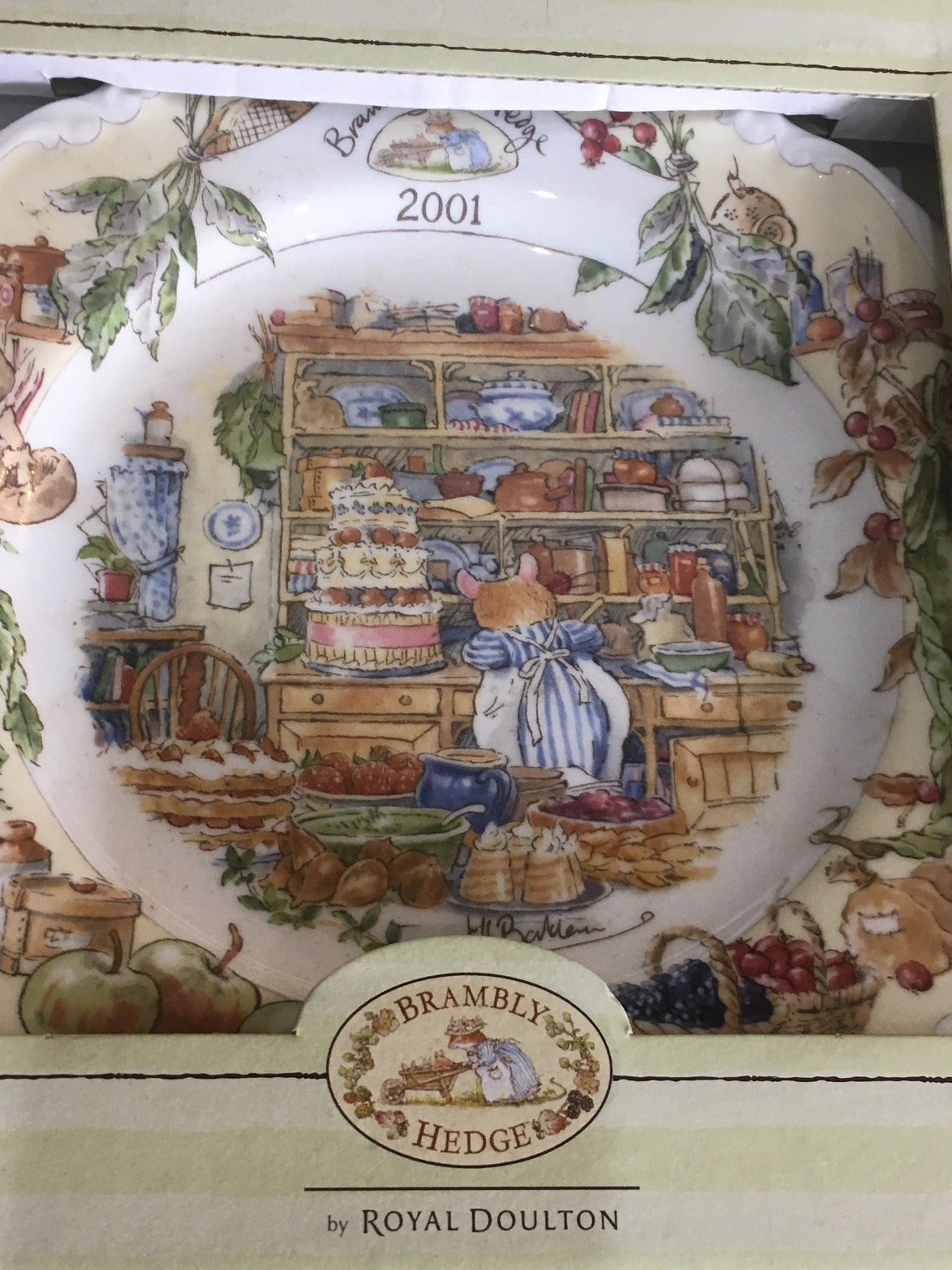 Brambly Hedge Kitchen Scene 2001 Year Plate - Etsy