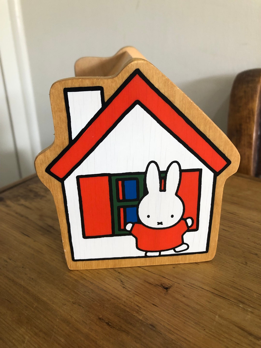 Miffy House Shaped Wooden Money Box - Etsy