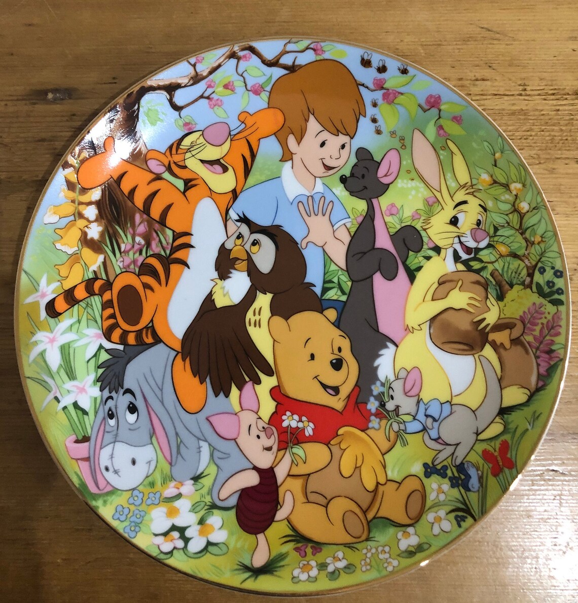 Cartoon Classics Disney's Winnie the Pooh Decorative Plate - Etsy UK