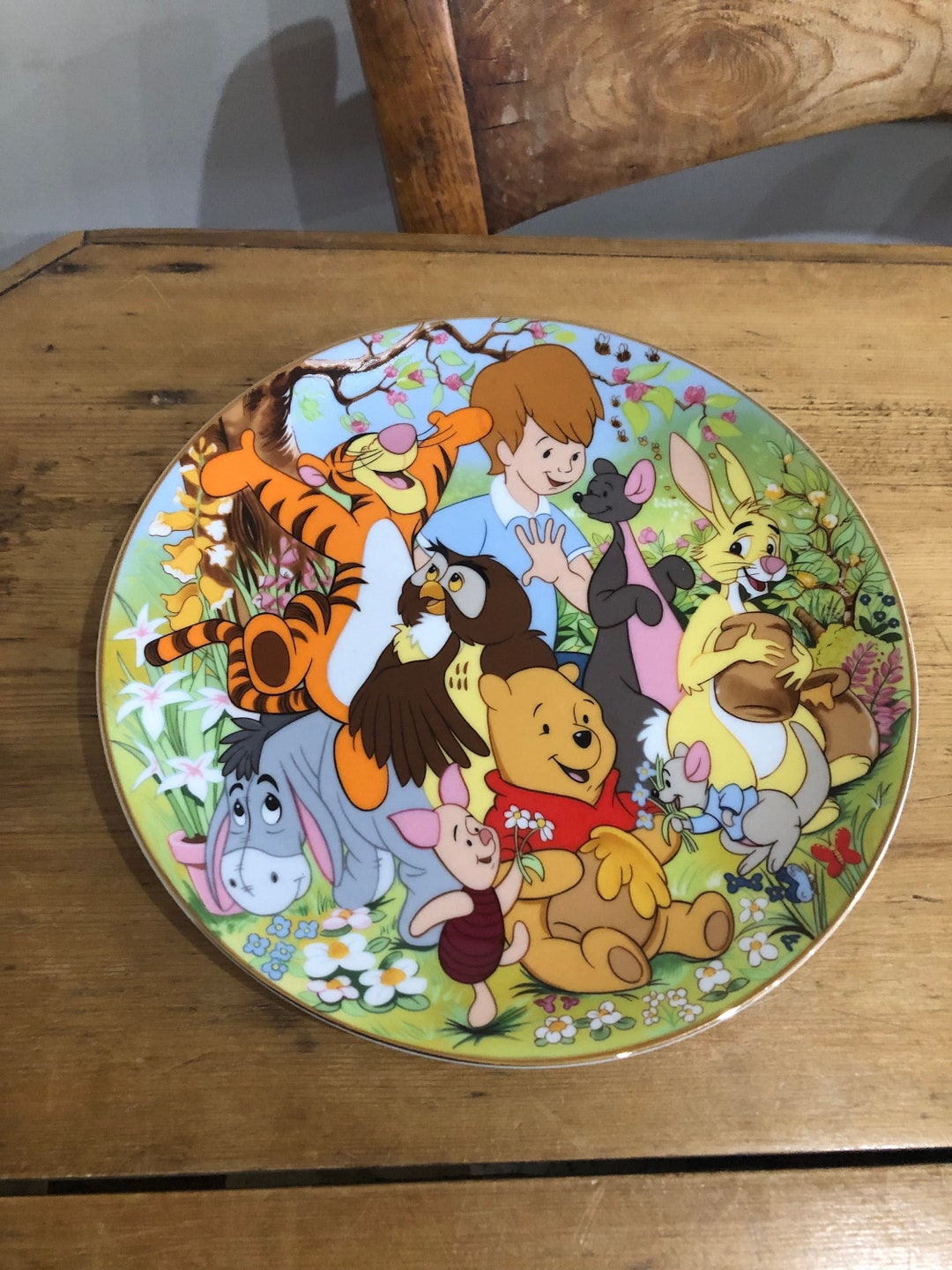 Cartoon Classics Disney's Winnie the Pooh Decorative Plate - Etsy