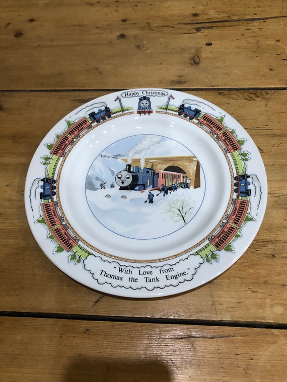 Wedgwood Thomas the Tank Engine Happy Christmas Cake Plate - Etsy