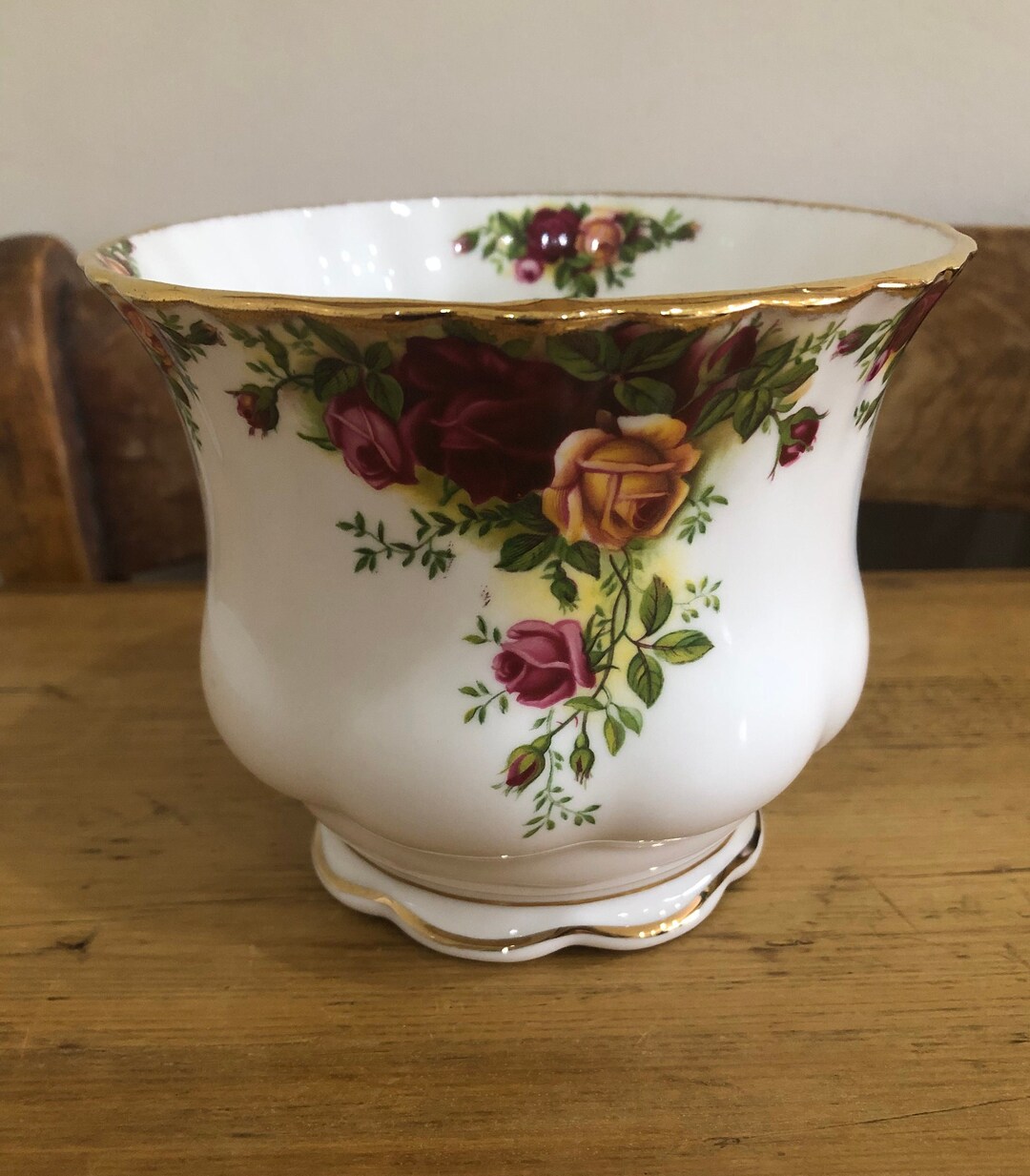 Royal Albert Old Country Roses Plant Pot Holder - Etsy
