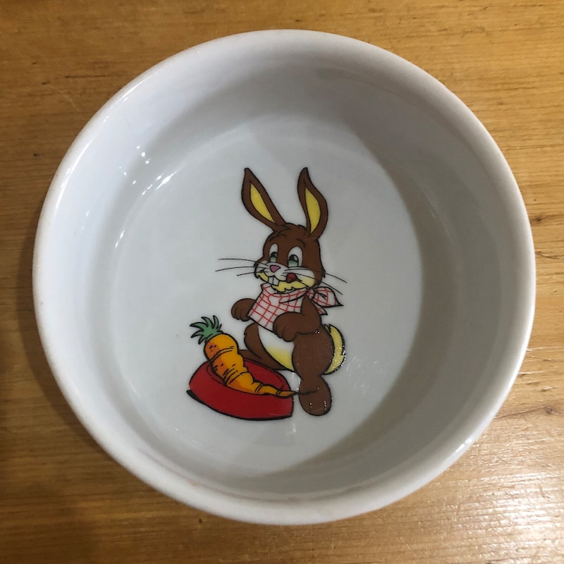 Rabbit Bowl - Etsy