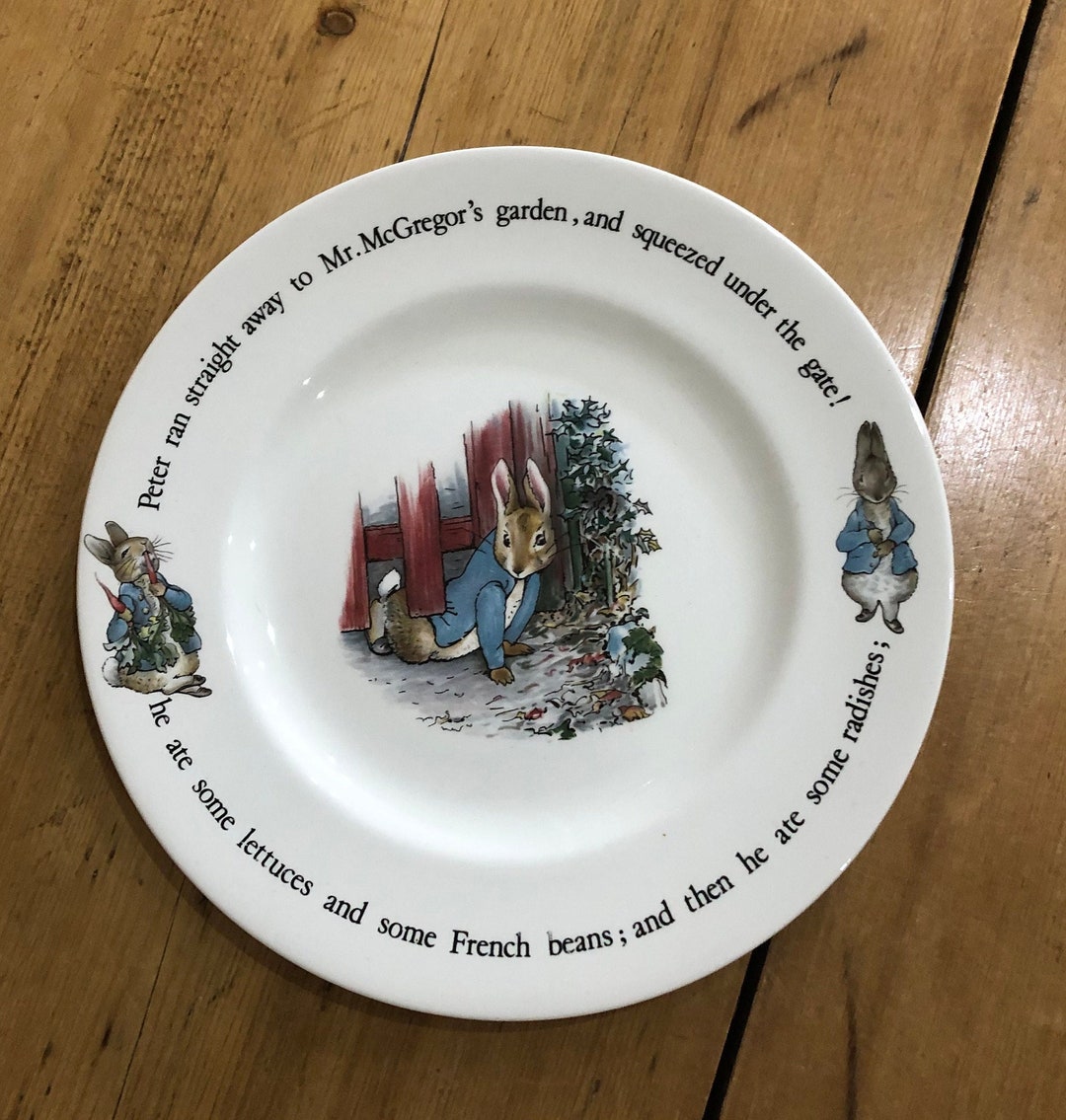 Wedgwood Peter Rabbit Plate - Etsy