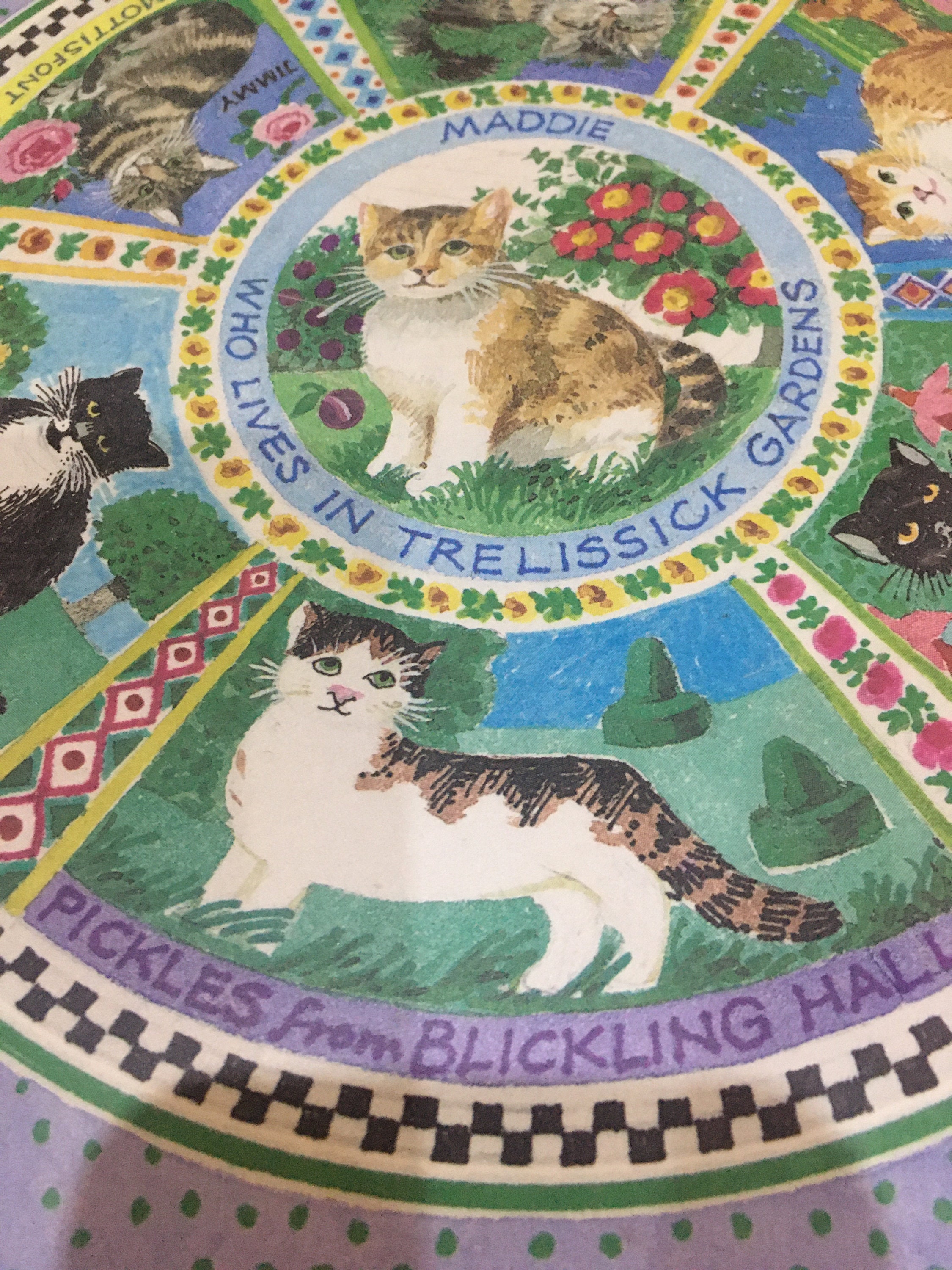 Pat Albeck National Trust Cats in Trust Chopping | Etsy