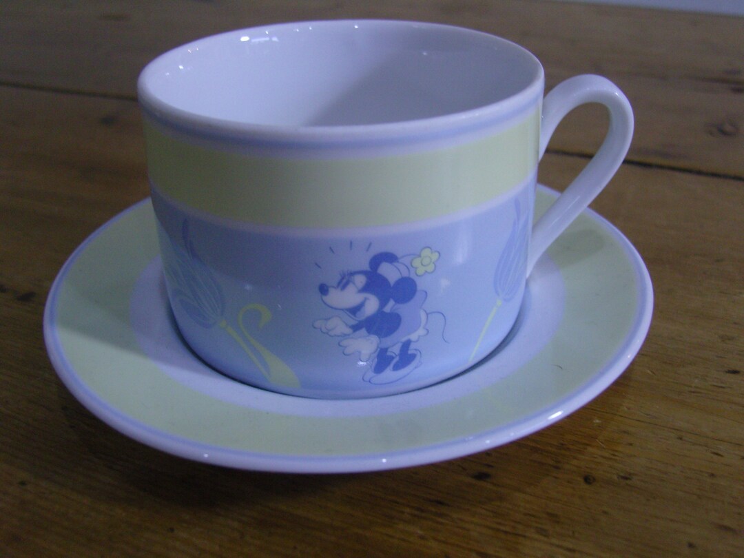 Disney Mickey Mouse Cup and Saucer - Etsy UK