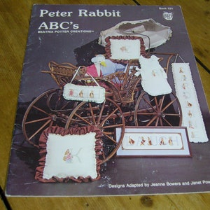 Peter Rabbit ABC Cross Stitch Pattern Book - Etsy Australia