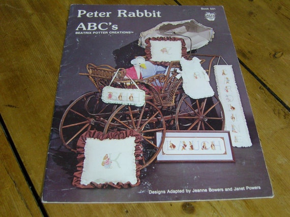 Peter Rabbit ABC Cross Stitch Pattern Book - Etsy