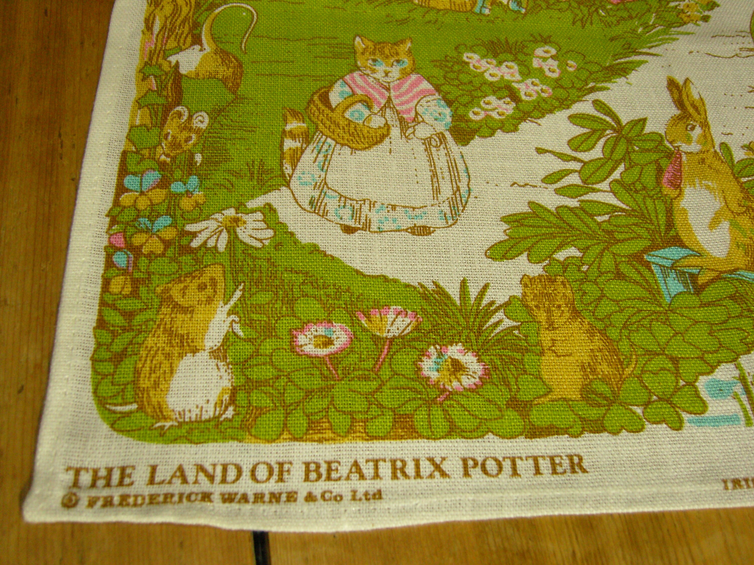 Beatrix Potter Tea Towel Pat Albeck | Etsy