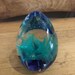 Vines Studio Art Glass Small Conical Egg Shaped Paperweight - Etsy