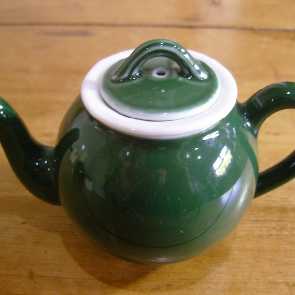 Green Teapot - Etsy