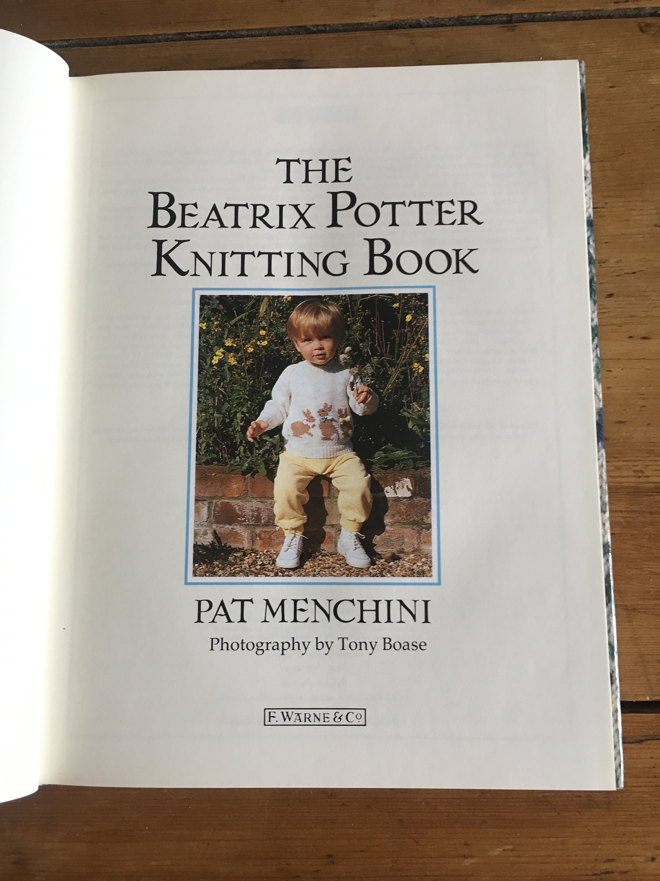 Beatrix Potter Knitting Pattern Book - Etsy