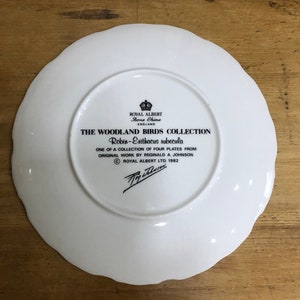 Royal Albert Robin Plate From the Woodland Birds Collection. - Etsy
