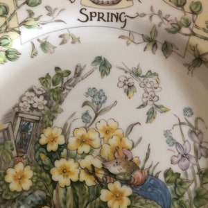 Brambly Hedge Spring Plate From the Four Seasons Gift Collection - Etsy