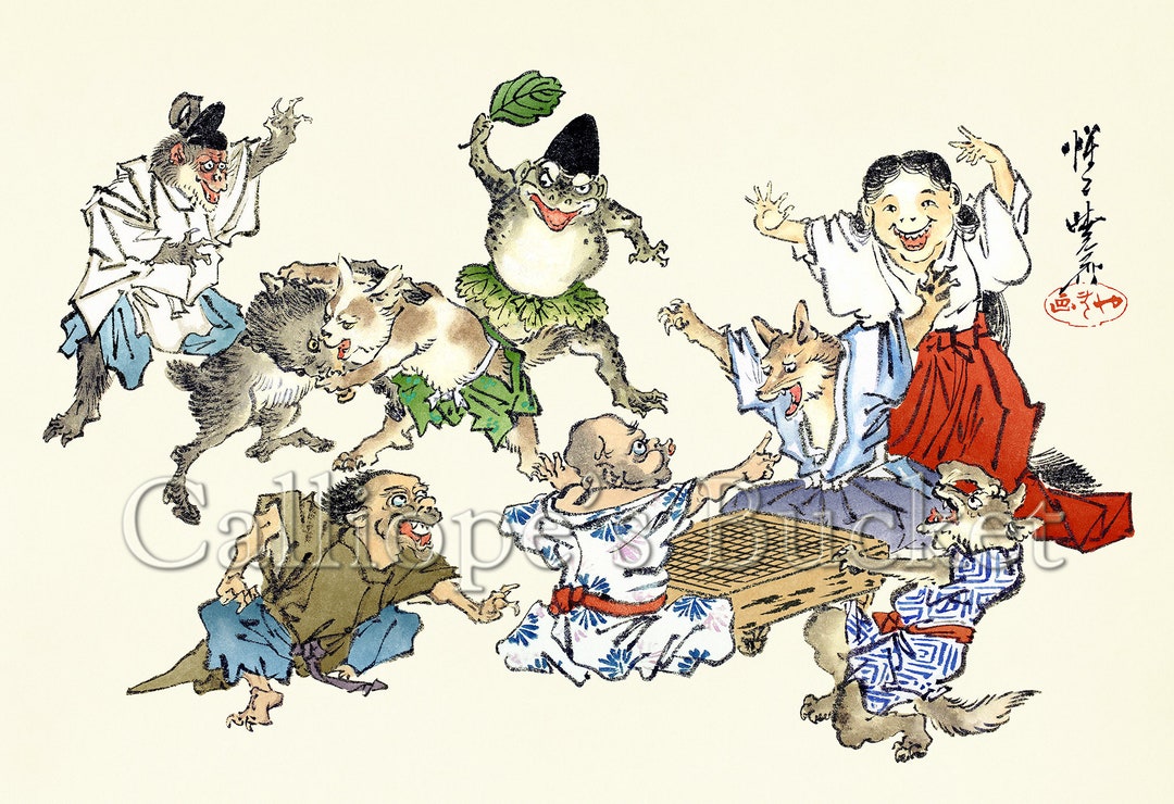 Competition Sumo 相撲 Wrestling and Playing Go 圍碁, Ink on Paper. all ...