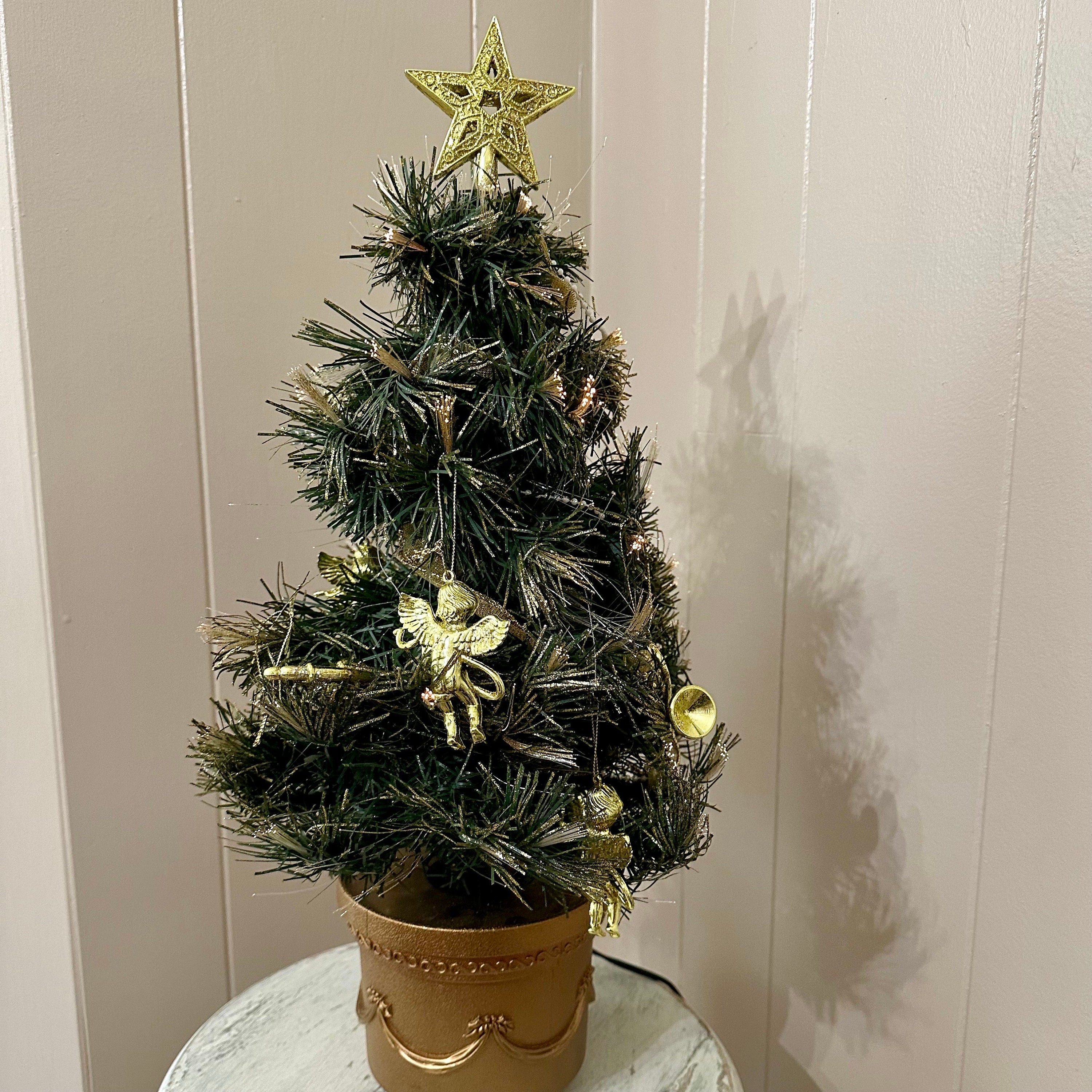 Rotating Fiber Optic Christmas Tree Musical Fiber Optic Rotating