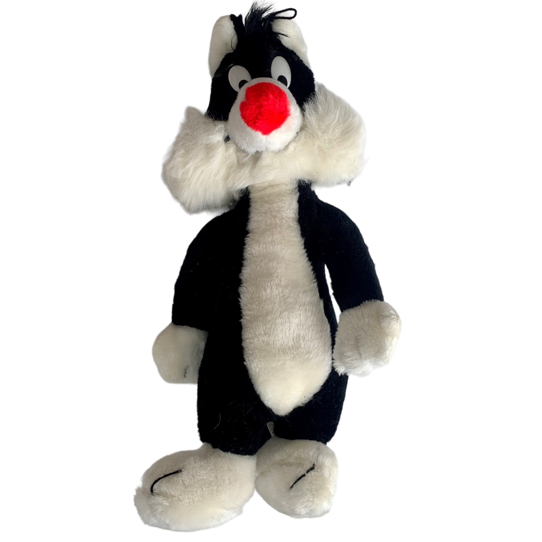 Vintage Warner Bros Sylvester the Cat Plush 1971 Mighty Star Looney ...