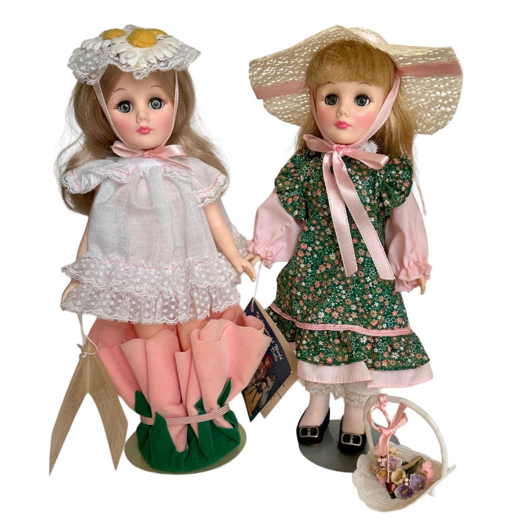 Vintage Effanbee Thumbelina & Mary Mary Dolls 1980s Collectible 11 Lot ...