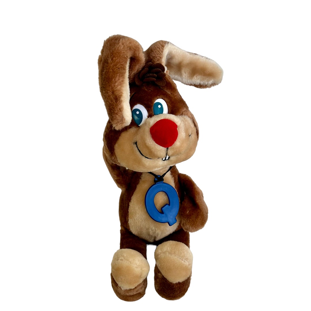 Vintage Nestle Quik Bunny Rabbit Plush Russ Berrie Stuffed Animal 1985 ...