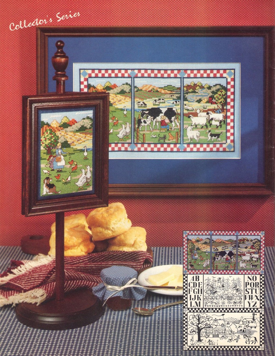Counted Cross Stitch Collector's Series, Homage to the Farm, Tending to ...
