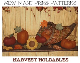 Primitive Sunflower Poke PATTERN, EASY, Thanksgiving, Fall, Autumn Sew ...