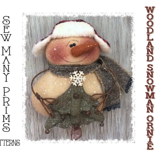 Primitive Snowman Patterns - Etsy