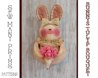 Primitive Spring Bunny Pick Epattern Pattern PDF Rabbit - Etsy